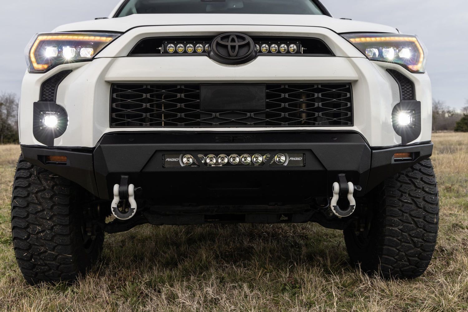 BODY ARMOR 4X4 2014-2023 TOYOTA 4 RUNNER HILINE FRONT WINCH BUMPER
