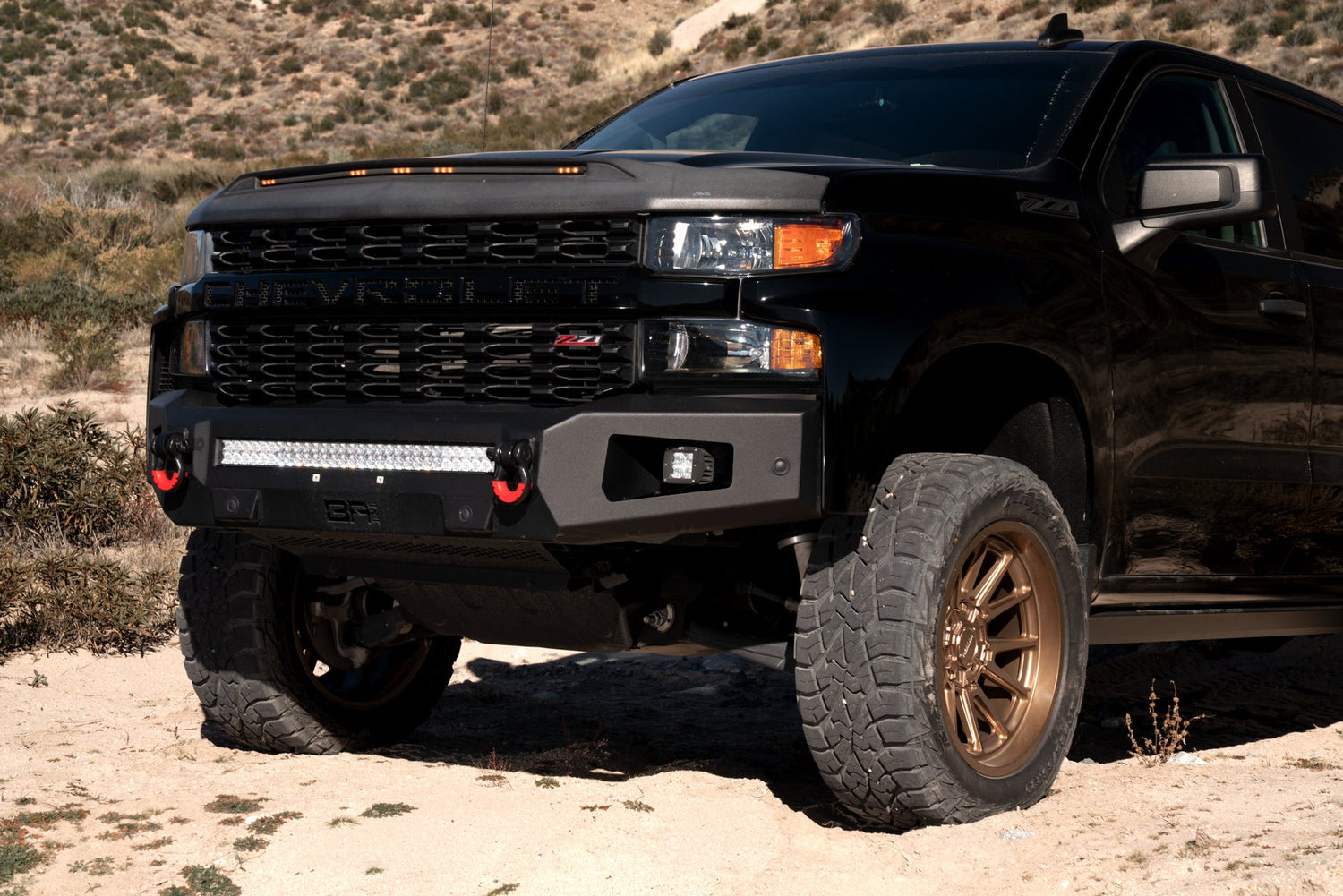 BODY ARMOR 4X4 2019-2023 CHEVROLET SILVERADO 1500 AMBUSH FRONT BUMPER ...