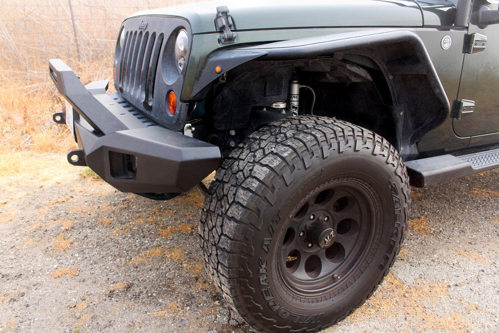 BODY ARMOR 4X4 2007-2023 JEEP WRANGLER JK/JL AND GLADIATOR JT ORION FULL-WIDTH FRONT BUMPER ...