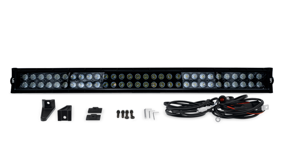 BODY ARMOR 4X4 30" BLACKOUT LED LIGHT BAR COMBO BEAM WITH WIRE HARNESS
